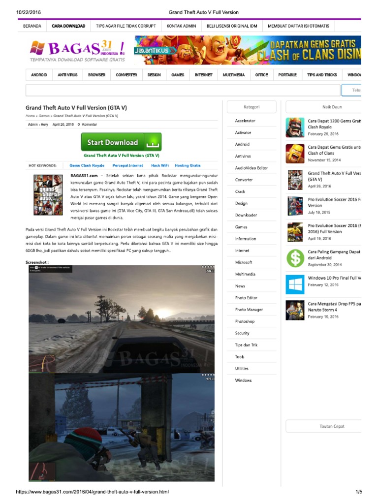 Gta V | PDF