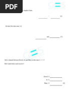 Math Test Unit 1 Grade 7 | PDF | Numbers | Area
