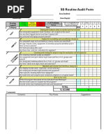 5S Routine Audit Checklist Template | PDF
