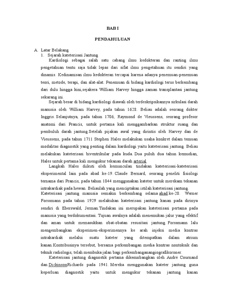 Pedoman Pelayanan Unit Cathlab | PDF | Kesehatan Holistik | Sains ...