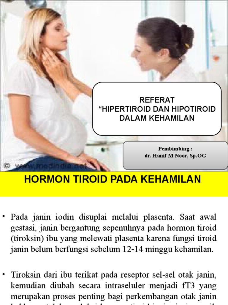 Hipertiroid Dalam Kehamilan | PDF