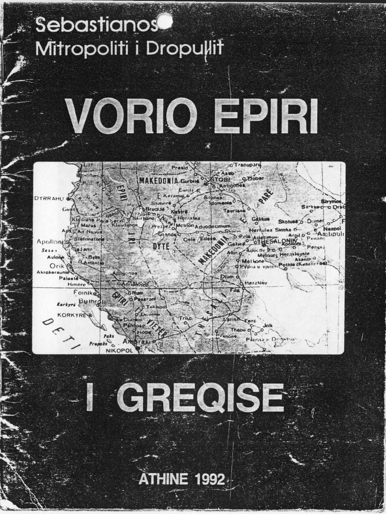 1992 - VORIO EPIRI I GREQISE - Mitropoliti I Dropullit Sebastianos | PDF