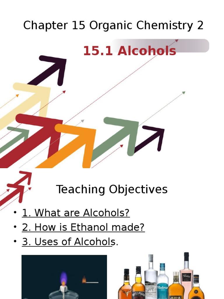 IGCSE Chemistry - Chapter 15.1 Alcohols | PDF | Alcohol | Fermentation