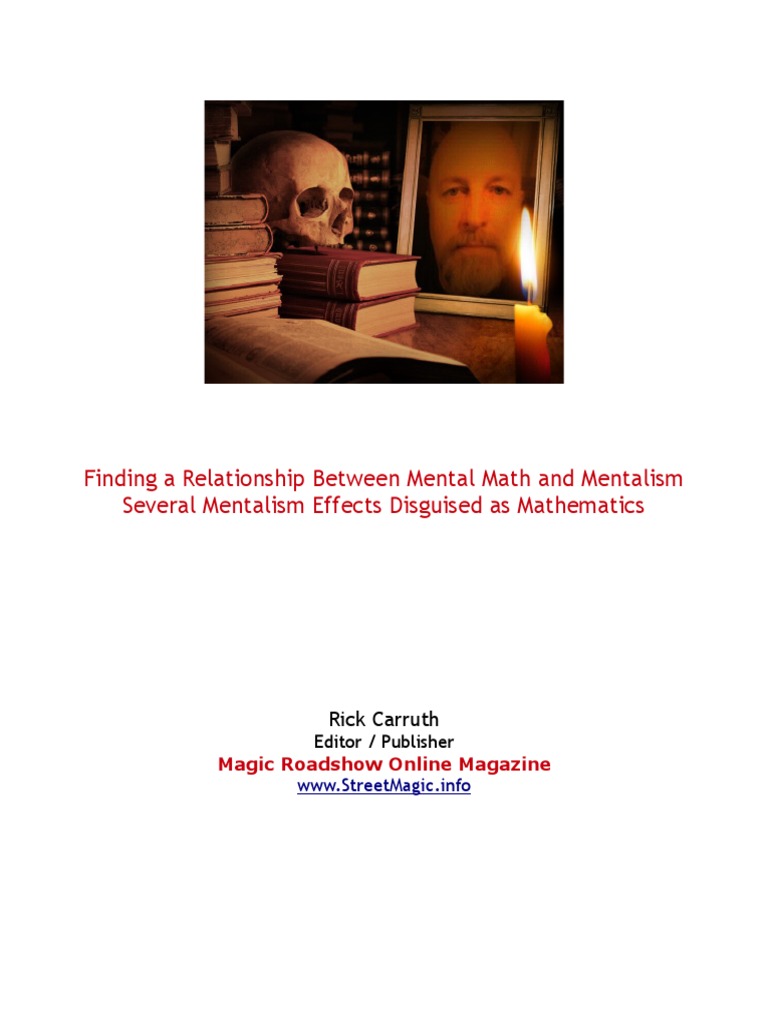Mental Math | PDF | Magic (Illusion) | Playing Cards