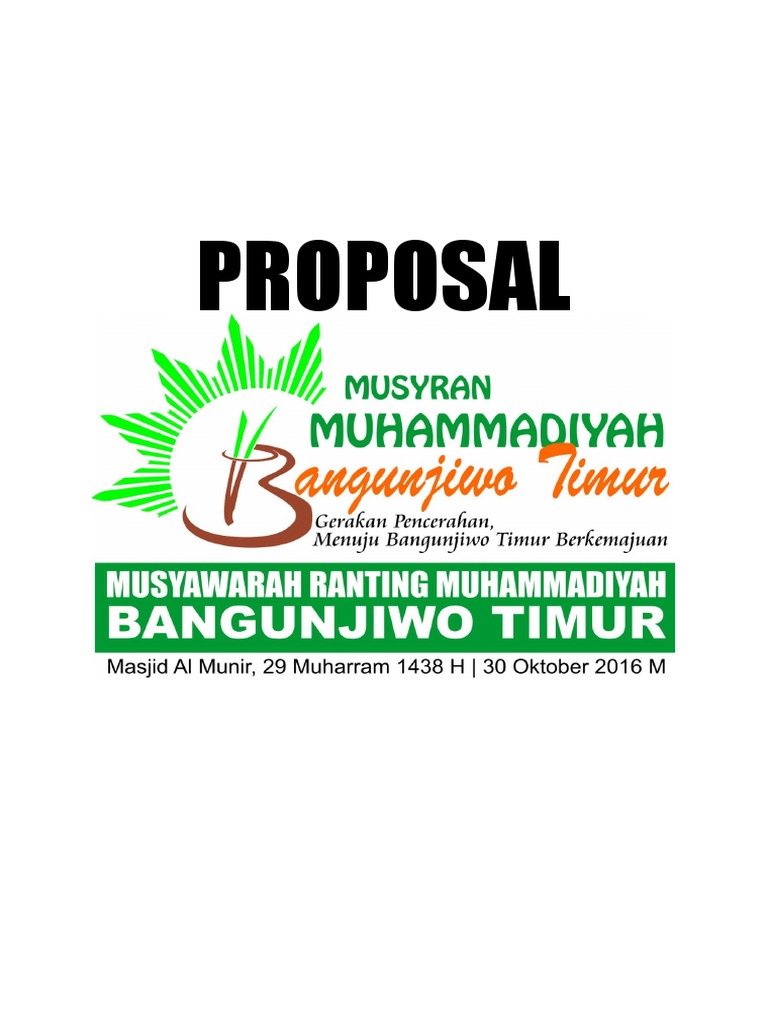 Proposal Musyran Muhammadiyah | PDF