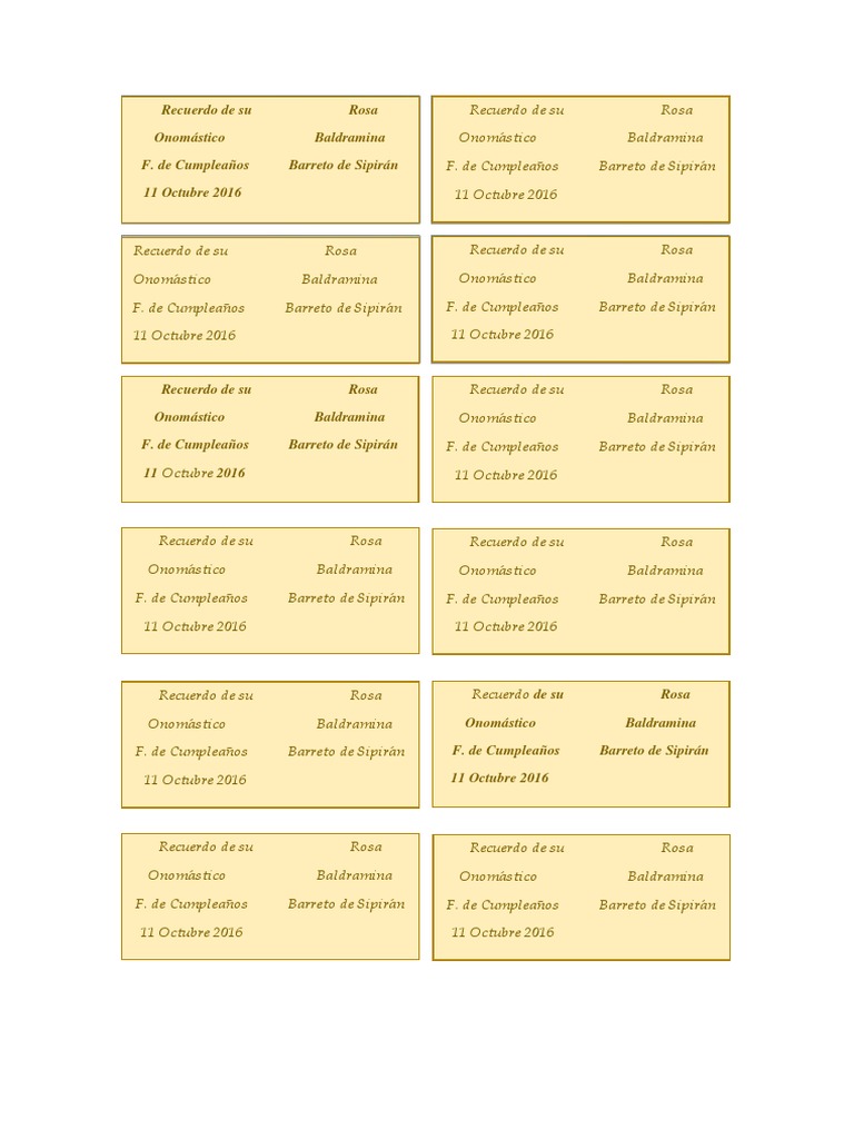 Modelo de Tickets para Recuerdo | PDF