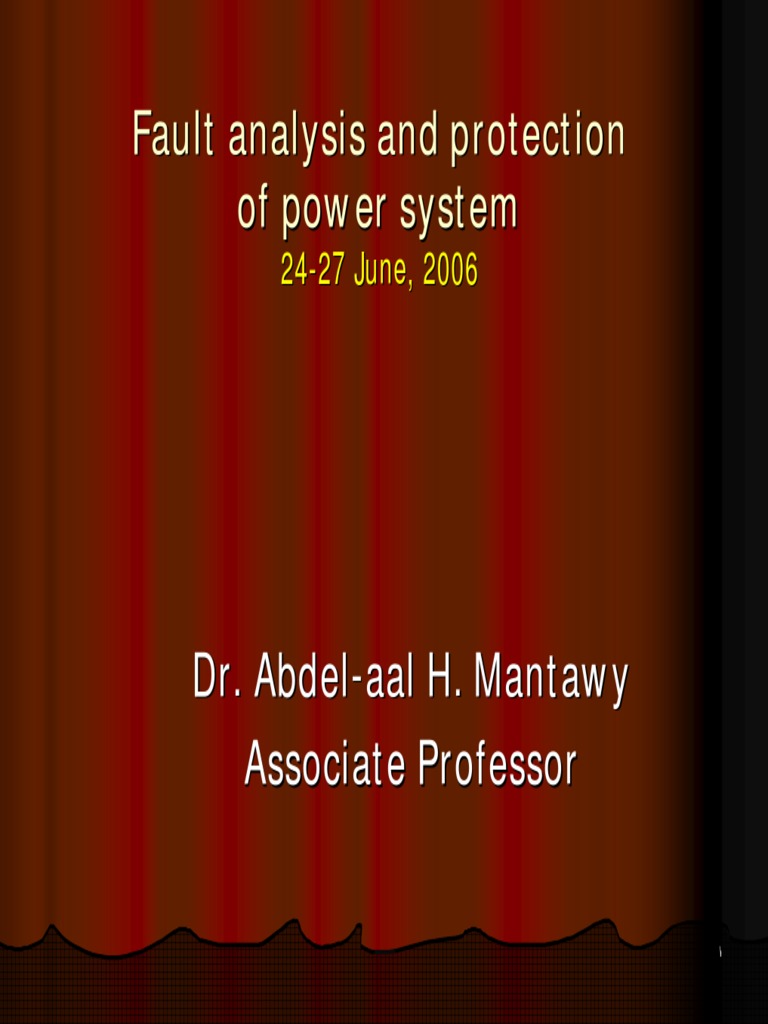 Balanced Earth Fault Protection Overview | PDF | Electrical Impedance ...