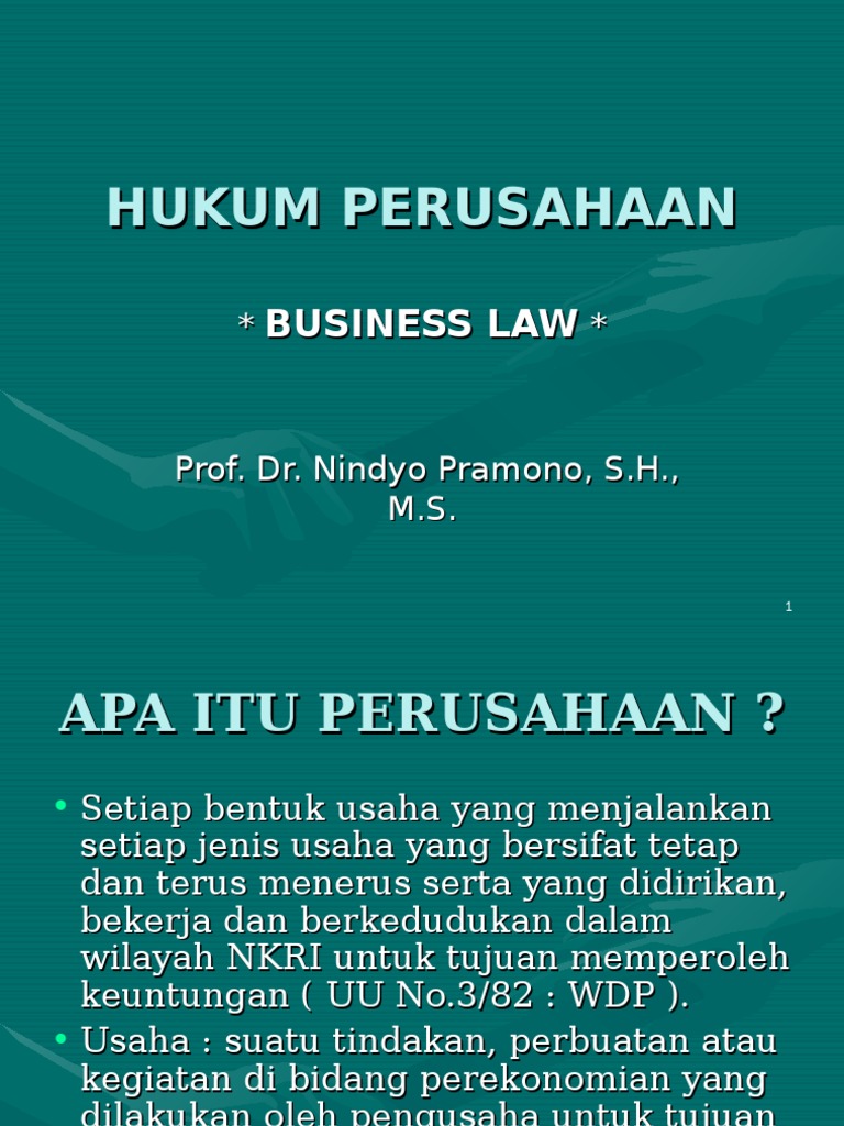 Hukum Perusahaan | PDF