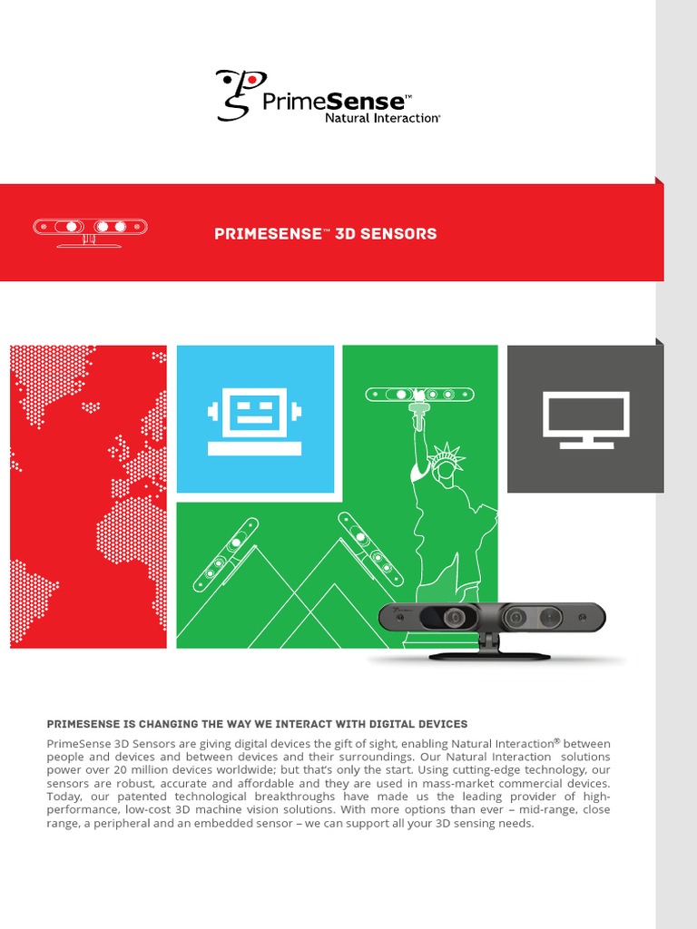 Prime Sense | PDF | System On A Chip | Image Resolution
