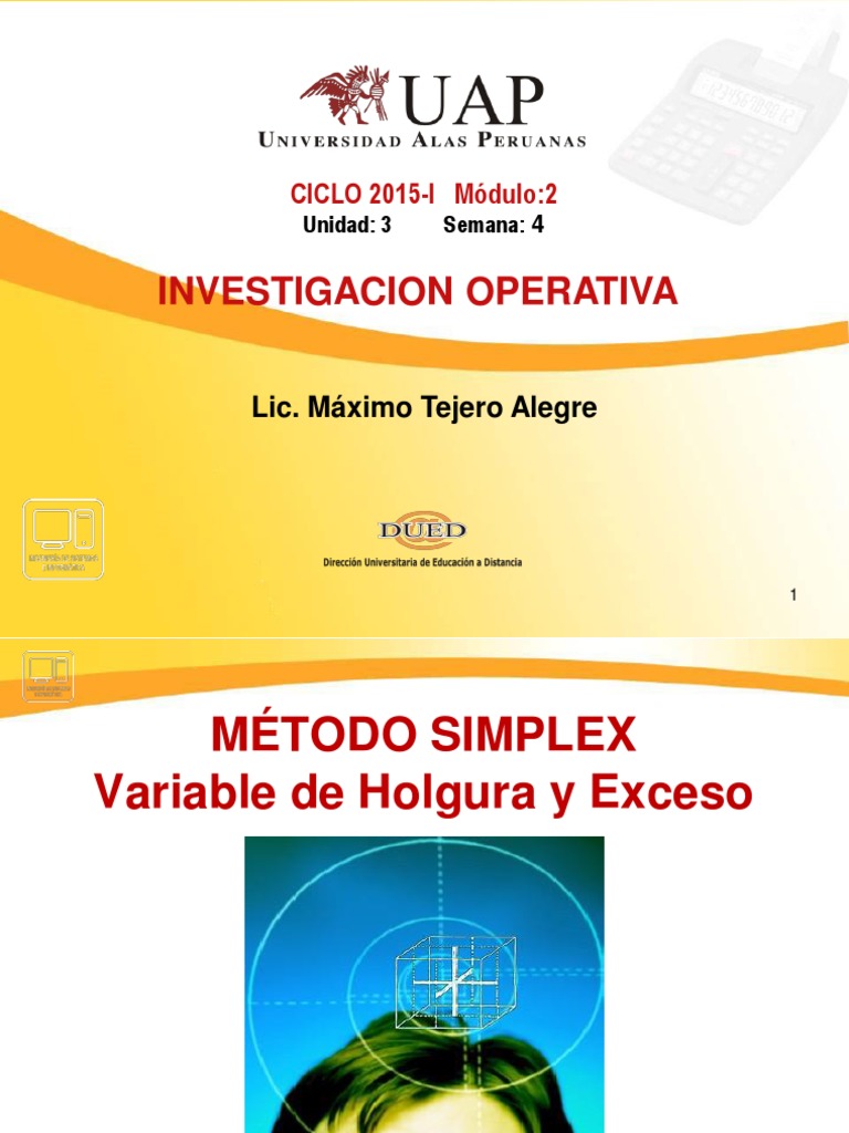 04 Método Simplex.pdf | Conceptos matemáticos | Física y matemáticas