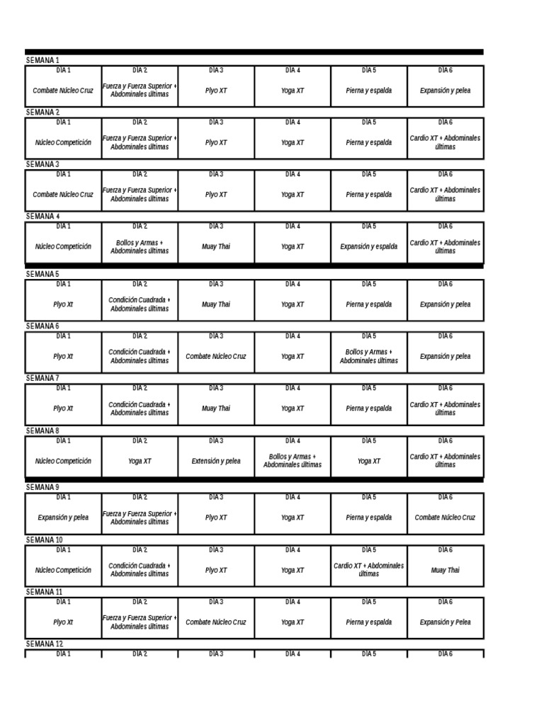 Calendario de Trabajo TapouT | PDF