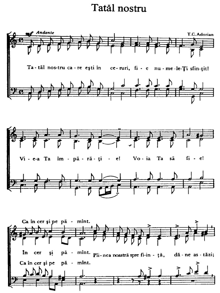 Tatal Nostru - Pag 1 - 2 PDF | PDF
