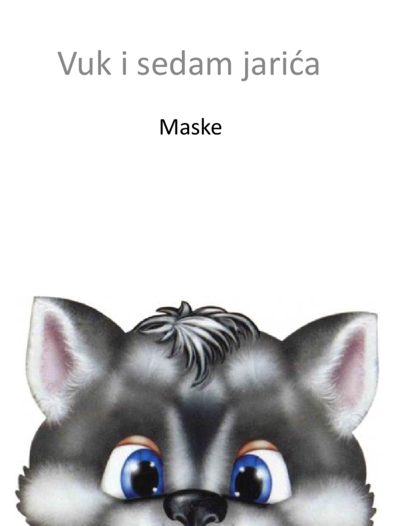 Maske Za Vuk I 7 Jarica | PDF