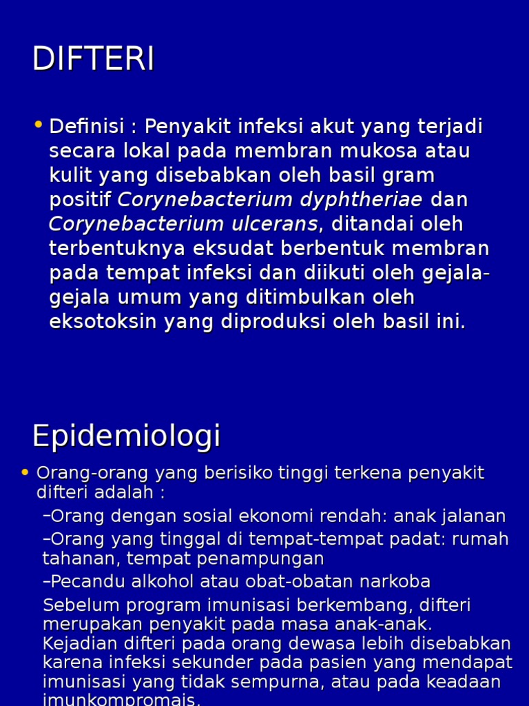 Difteri Membran: Definisi dan Penanganan | PDF | Pengembangan Diri ...