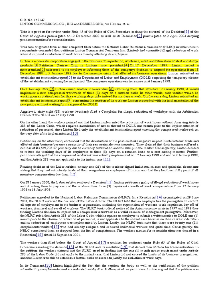 Compressed Work Week | Working Time | Complaint