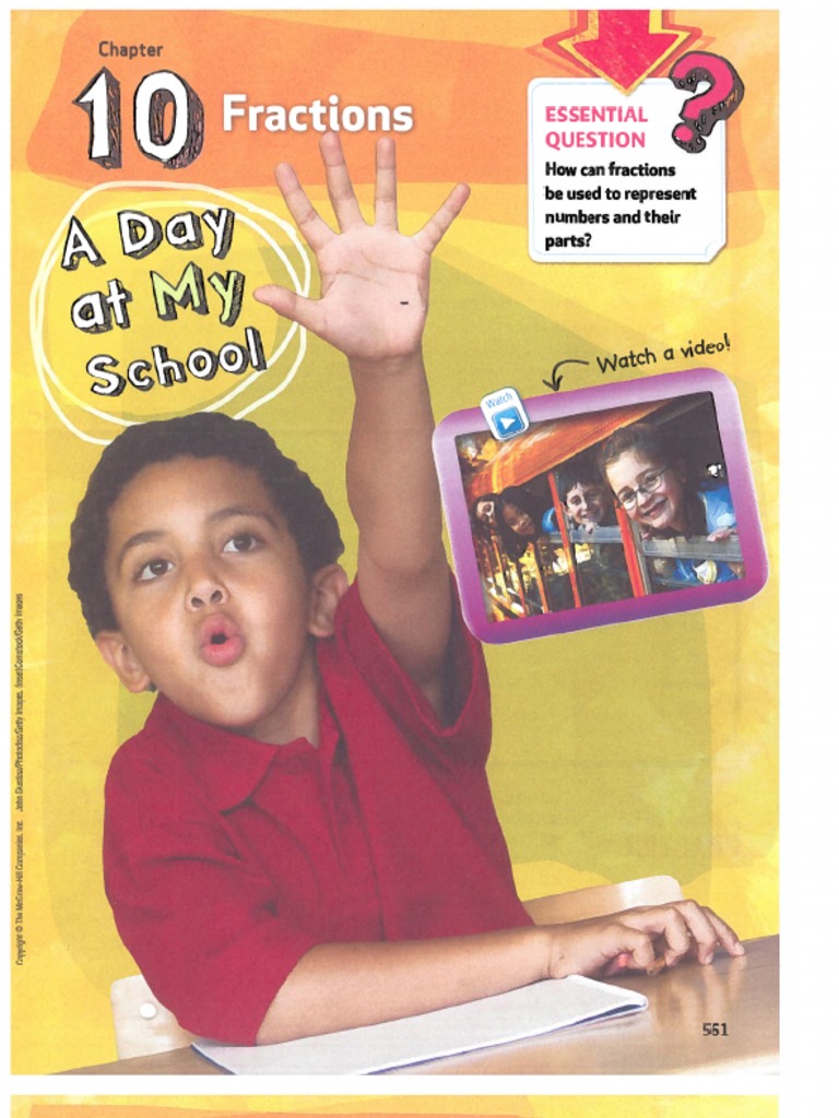 3 My Math Chapter 10 Fractions P. 561-622 | PDF