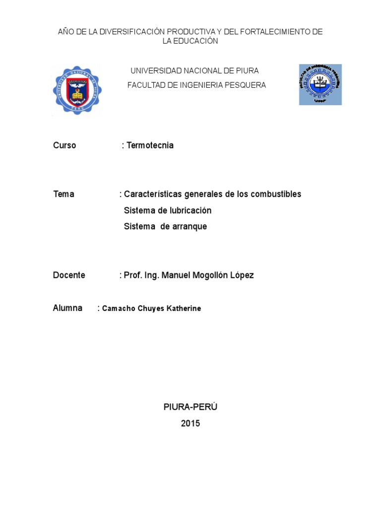 Combustible Bunker Caracteristicas | PDF | Gasolina | Combustibles