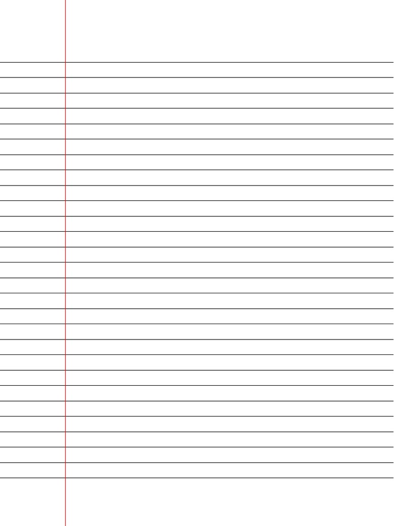 A4 Wide Lined Paper With Margin PDF | PDF