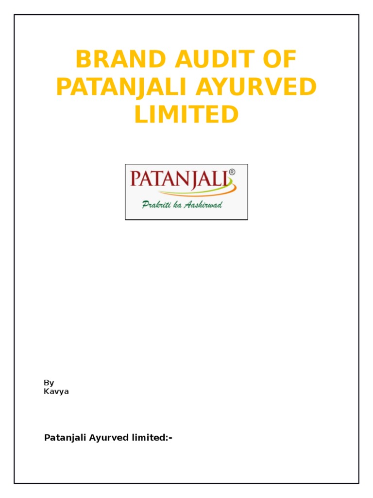 Patanjali Branding | PDF | Ayurveda | Yoga