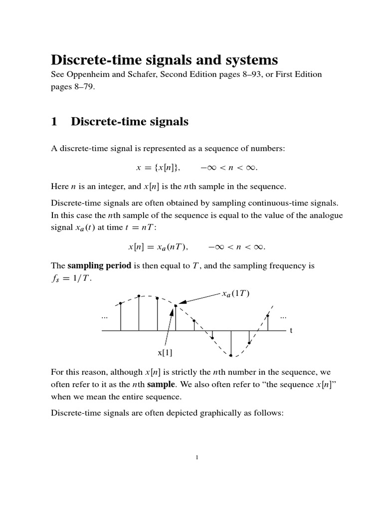 Discrete-Time Signals and Systems | PDF | Fourier Transform | Systems ...