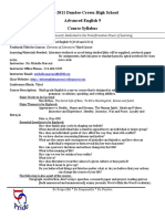 Advanced English 9 Course Overview | PDF | Test (Assessment) | Websites