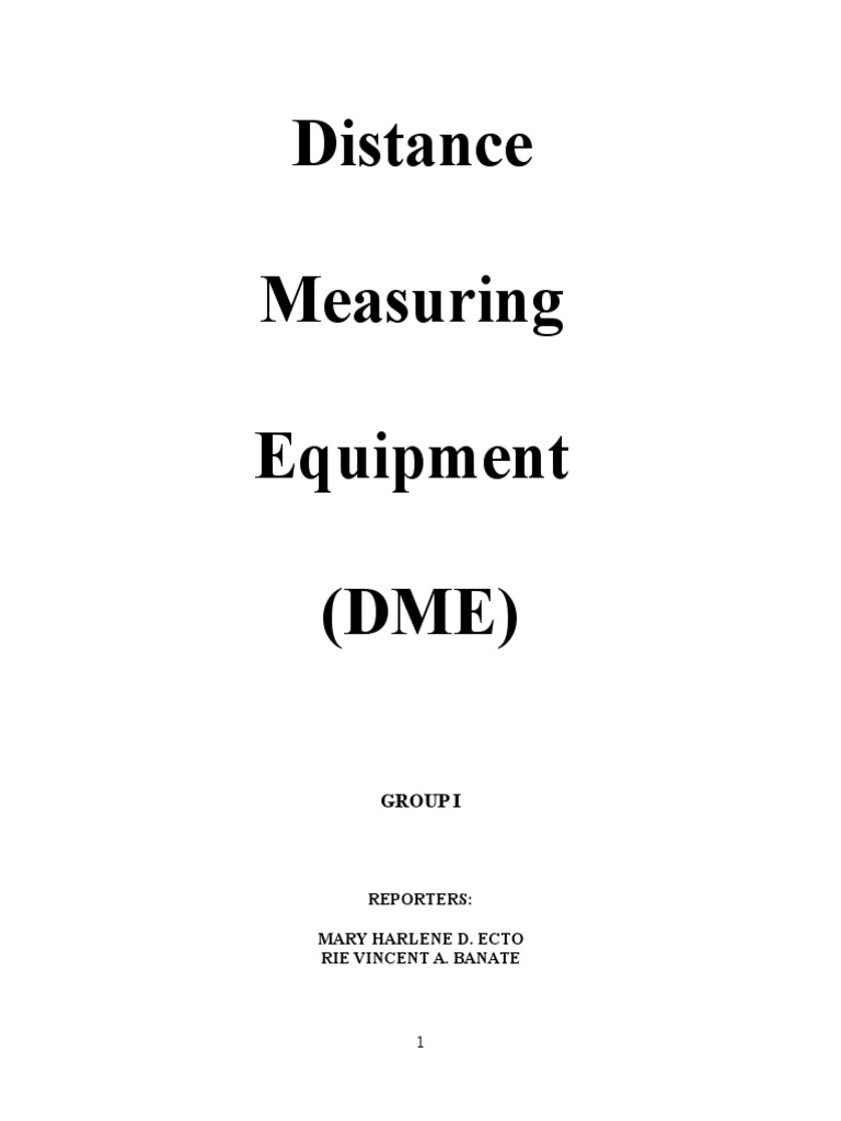 Understanding Distance Measuring Equipment (DME) | PDF | Broadcast ...
