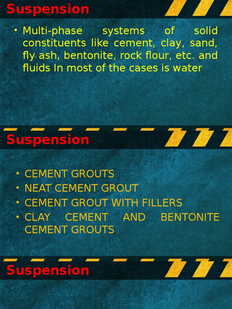 Multi-Phase Systems of Solid Constituents Like Cement, Clay, Sand, Fly ...