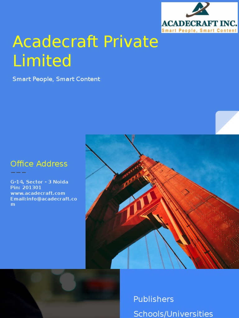 Acadecraft Private Limited | PDF