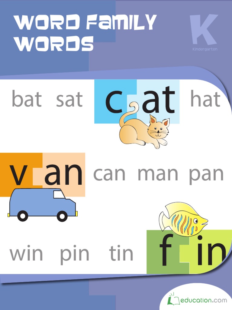 Word Family Words | PDF | Leisure