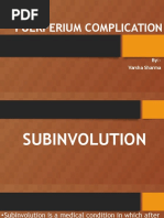 Subinvolution: Unit: IX | PDF | Postpartum Period | Midwifery