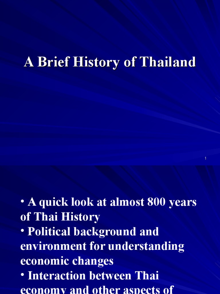 Brief History of Thailand - 2010 | PDF