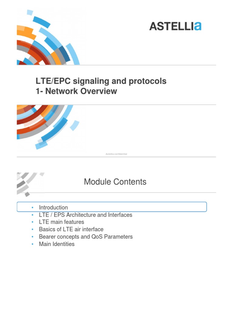 LTE/EPC Signaling & Protocols Overview | PDF | Ip Multimedia Subsystem ...