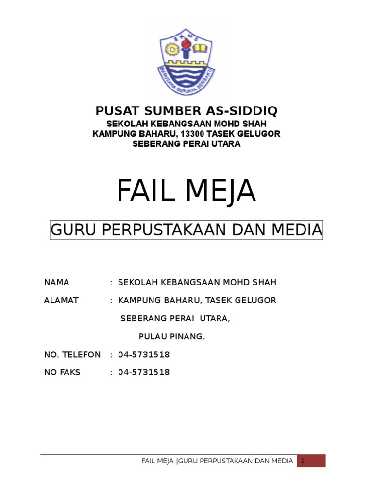 Fail Meja | PDF