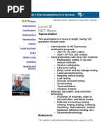 ASNT Level-3 Basic Study Guide With Q&A | PDF