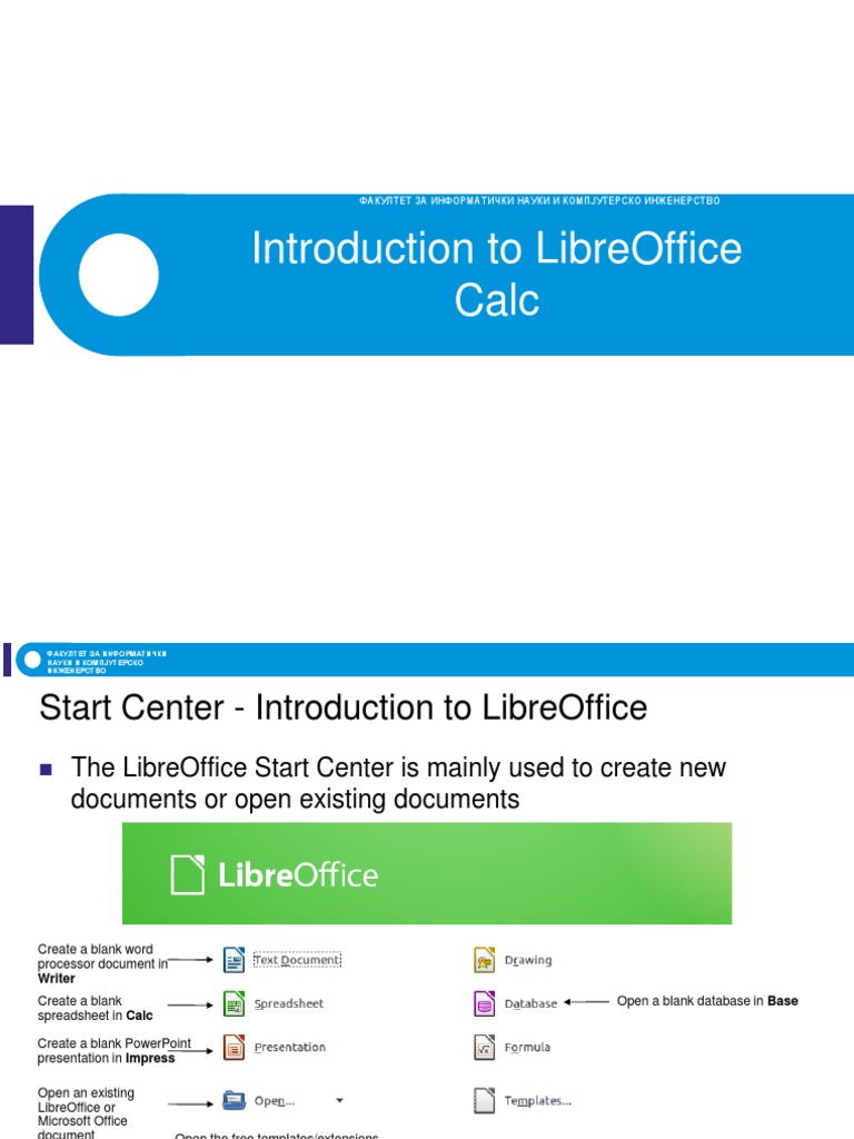 LibreOffice Calc | PDF | Spreadsheet | Microsoft Excel
