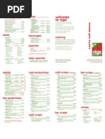 Road Kill Cafe Menu | PDF | Cooking | Food And Drink