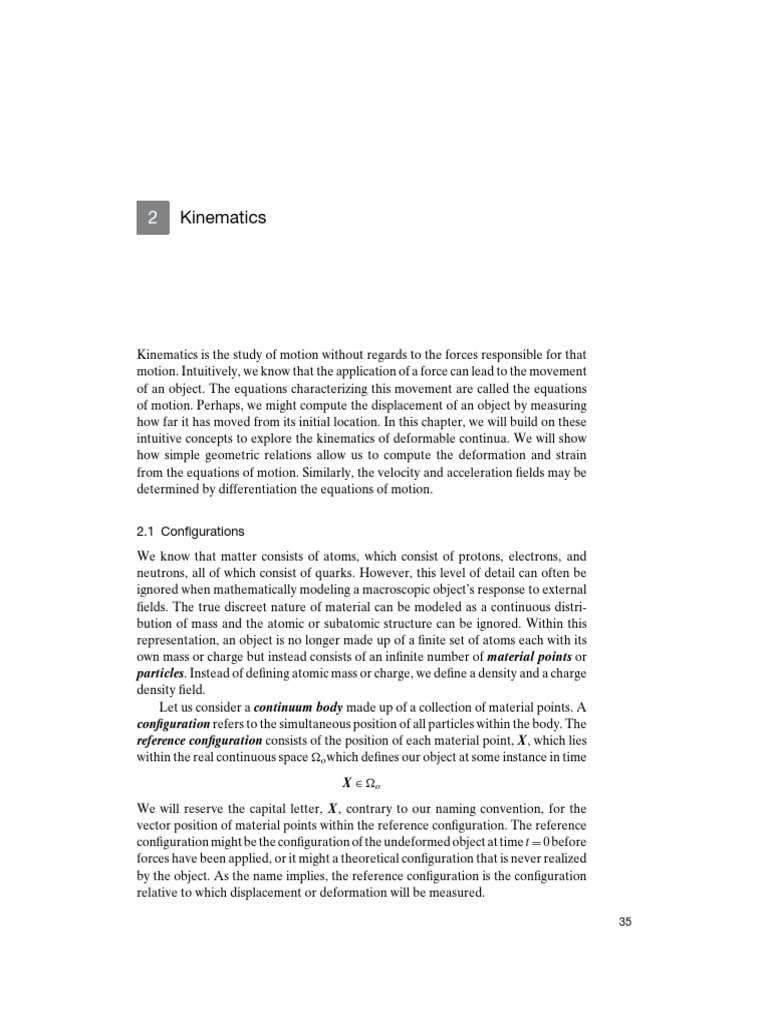 Notas Complementarias | PDF | Deformation (Mechanics) | Continuum Mechanics