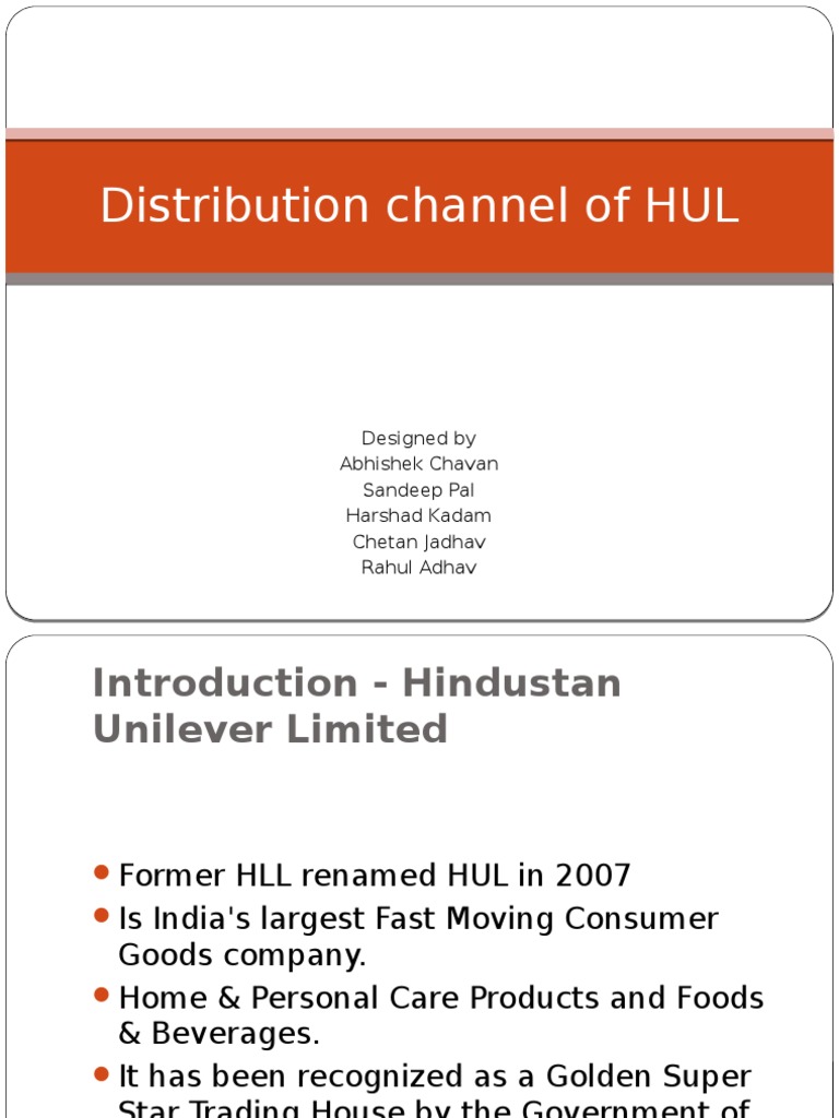 Distribution Channel of HUL - 2 | PDF | Retail | Business Economics