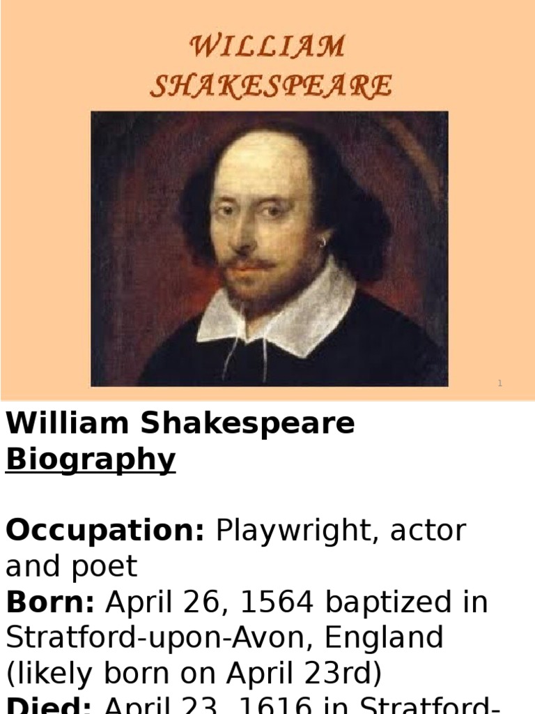 William Shakespeare Pdf William Shakespeare Entertainment