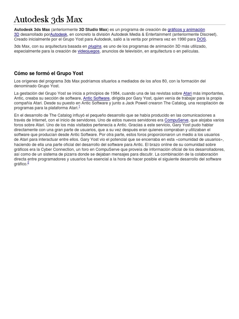 Autodesk 3ds Max | PDF