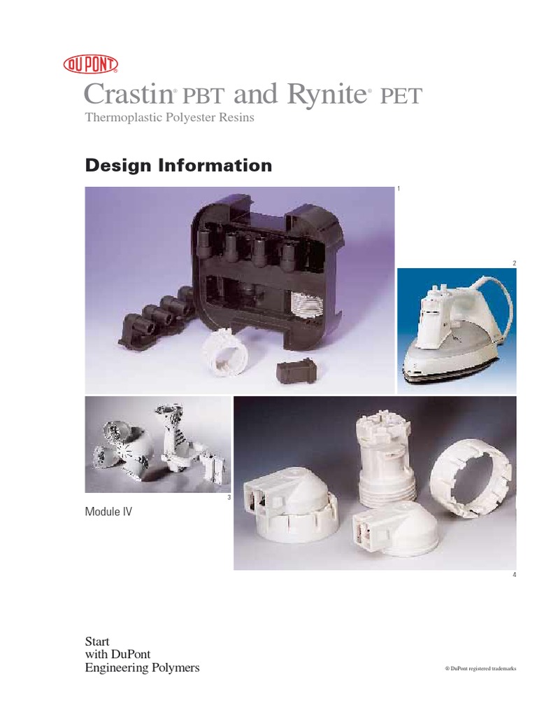 Crastin PBT and Rynite PET Design Info Module IV PDF | PDF | Creep ...