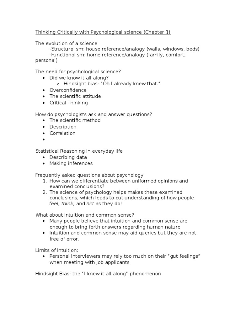 Thinking Critically With Psychological Science | PDF | Scientific ...