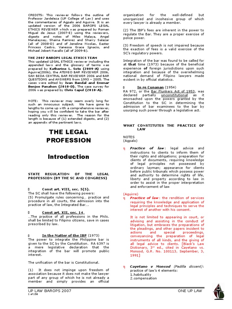 Legal Ethics Reviewer in Template For Pri - 001 | PDF | Legal Education ...
