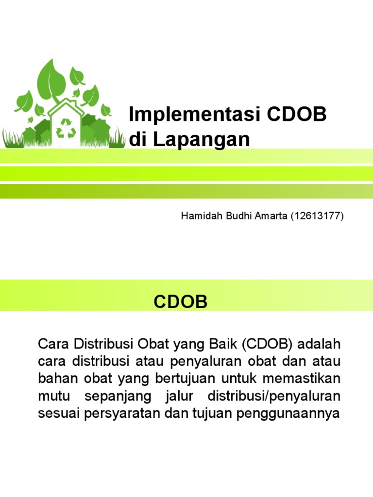 Implementasi CDOB Di Lapangan | PDF