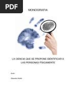Quiroscopía | PDF | Huella dactilar | Mano