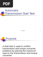 Automatic Transmission Stall Test Guide | PDF | Transmission (Mechanics ...