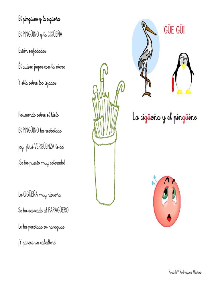 El pingüino y la cigüeña: un cuento corto | PDF