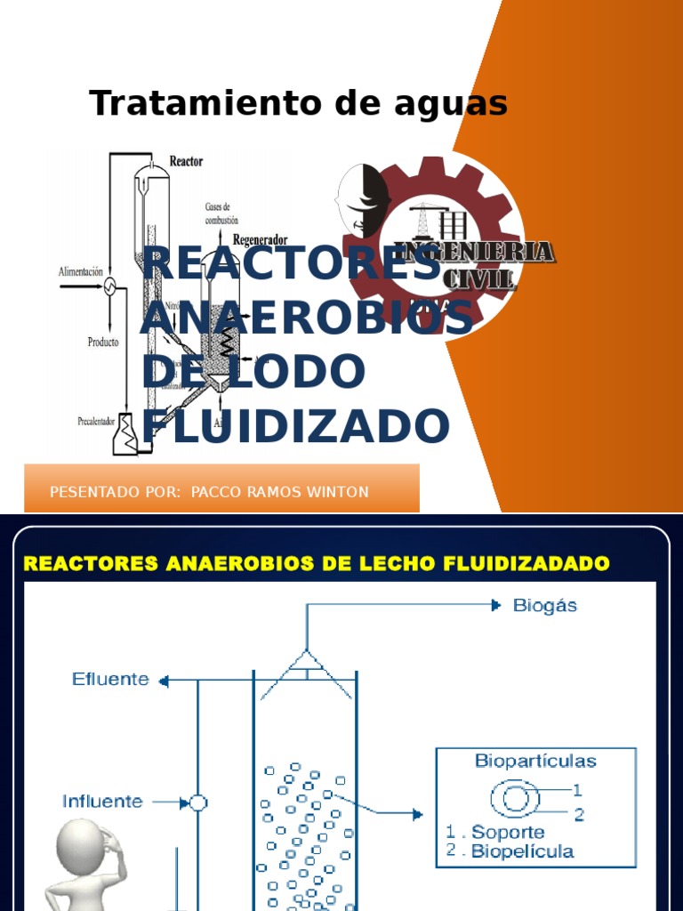 03 Reactor Anaerobio de Lecho Fluidizado | PDF | Reactor Quimico | Aguas residuales