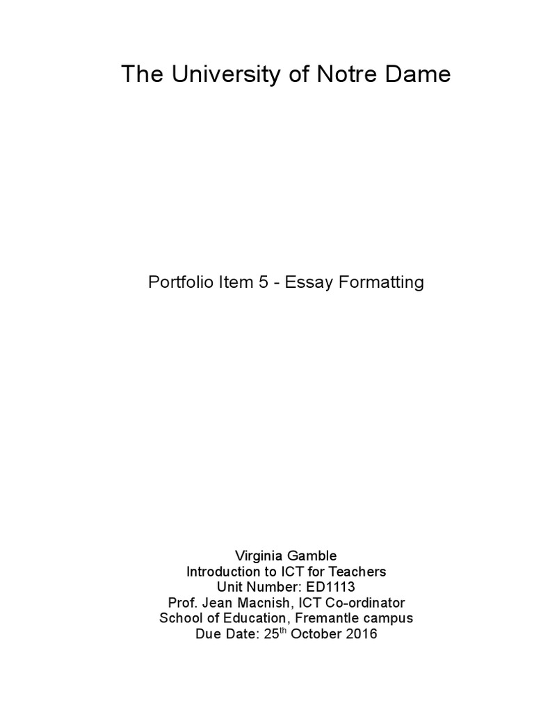 APA Style Guide for Education Essays | PDF | Apa Style | Citation