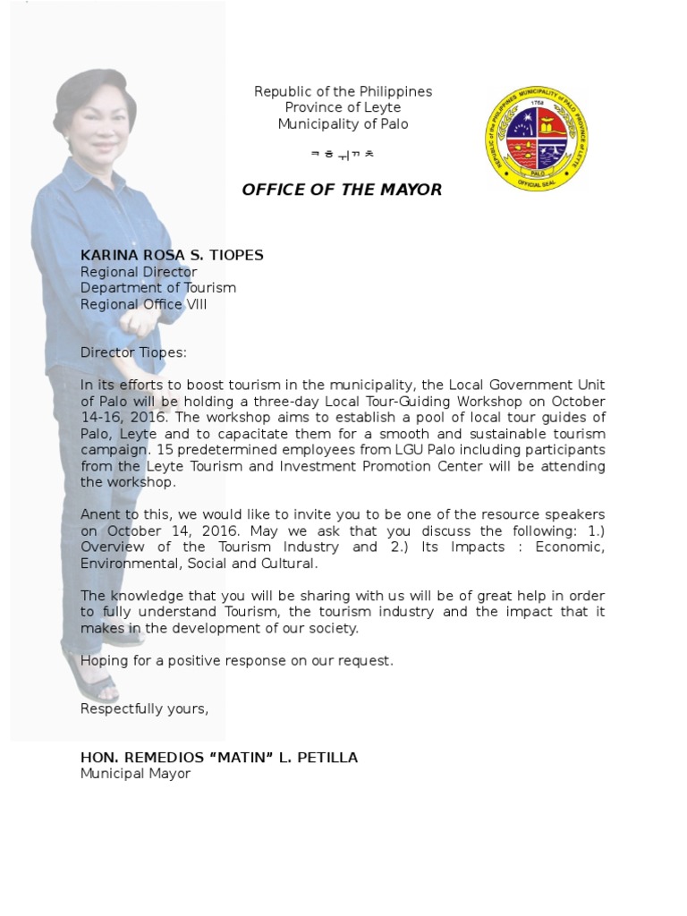 Office of The Mayor: Karina Rosa S. Tiopes | PDF
